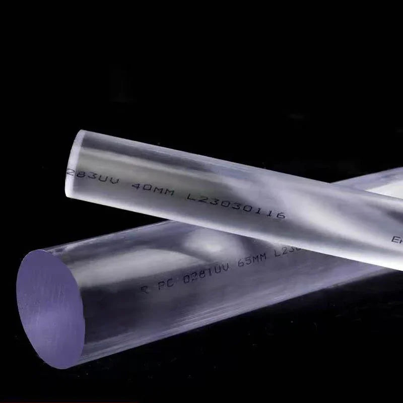 Buy Clear Polycarbonate Rod 1m Ø15–50mm | CNC Machinable – Beeplastic