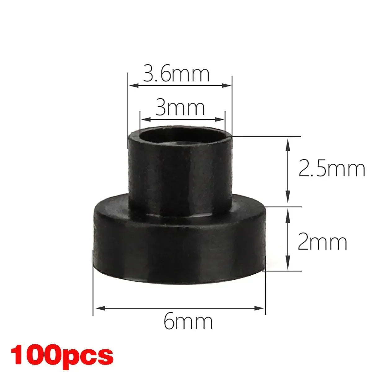 T-Type Nylon Step Washer – Insulating Bushing M2 to M16 – Beeplastic