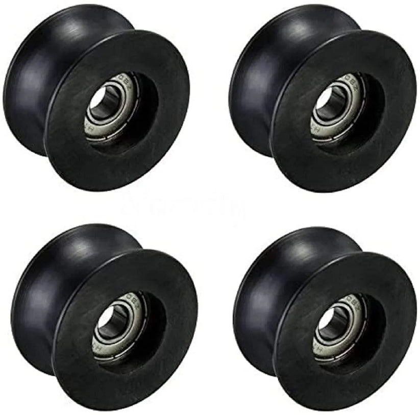 Nylon U-Groove Pulley Wheels – Silent, Heavy-Duty Bearing – Beeplastic